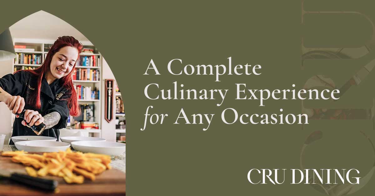 Curated Tasting Events & Fine Dining | Cru Dining